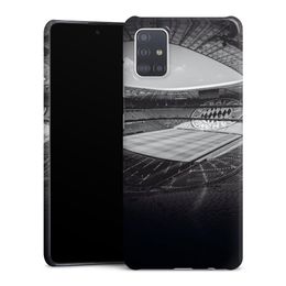 DeinDesign Galaxy A51 Handy Premium Case Smartphone Handyh&uuml;lle Schutzh&uuml;lle gl&auml;nzend Stadium Fcb Fc Bayern M&uuml;nchen Premium Case