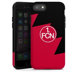 DeinDesign iPhone SE (2022) Handy Panzer Handyh&uuml;lle robuste Outdoor H&uuml;lle Schutzh&uuml;lle matt 1. Fc N&uuml;rnberg Merchandise 1. Fcn Tough Case