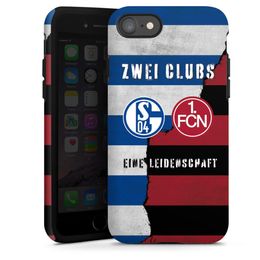 DeinDesign iPhone SE (2022) Handy Panzer Handyh&uuml;lle robuste Outdoor H&uuml;lle Schutzh&uuml;lle matt Fc Schalke 04 Friendship 1. Fc N&uuml;rnberg Tough Case