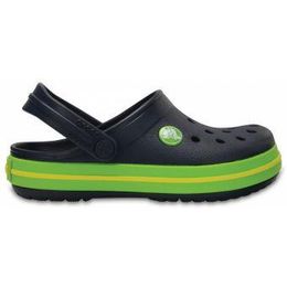 Crocs Kids Crocband Clog navy/volt green - Gr&ouml;&szlig;e 19-20 Kinder 204537-C04