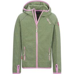 Trollkids Girls Sandefjord Jacket pistachio gr/wild rose - Gr&ouml;&szlig;e 128 Kinder 360