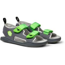 Affenzahn Barfu&szlig;schuh Sandale Vegan Airy Panther grau - Gr&ouml;&szlig;e 25 Kinder 00392
