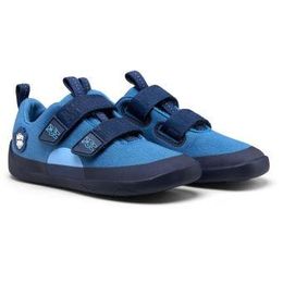 Affenzahn Barfu&szlig;schuh Baumwolle Lucky B&auml;r blau - Gr&ouml;&szlig;e 25 Kinder 00391