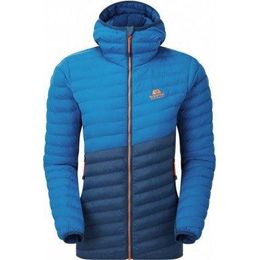 Mountain Equipment Particle Hooded Womens Jacket majolica blue/mykonos - Gr&ouml;&szlig;e 14 UK Damen 006482