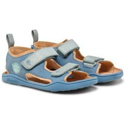 Affenzahn Barfu&szlig;schuh Sandale Leder Airy Hai blau - Gr&ouml;&szlig;e 30 Kinder 01394