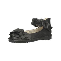 Riemchenballerina Laura Vita "Laura Vita Ballerinas Leder", Damen, Gr. 37, schwarz, Leder, Casual, Schuhe