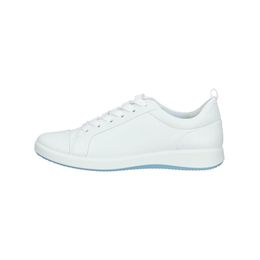 Sneaker Ara "Ara Sneaker Glattleder", Damen, Gr. 37, wei&szlig;, Glattleder, Schuhe Sneaker