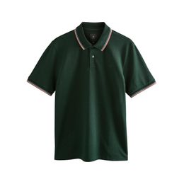 next Poloshirt Herren Gr&ouml;&szlig;e XL royalblau / tanne / wei&szlig;