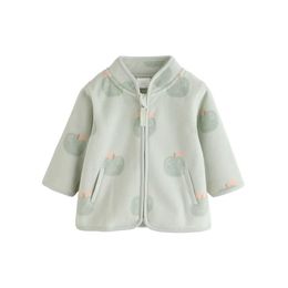 next Fleece Jacket girl Green size 9-12 mths