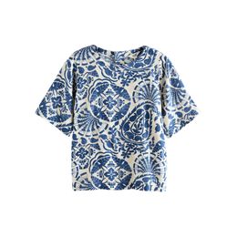 next T-Shirt Damen Gr&ouml;&szlig;e XXXL blau / wei&szlig;