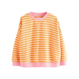 next Sweatshirt M&auml;dchen Gr&ouml;&szlig;e 166 orange / pastellorange / hellpink