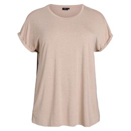 ZIZZI T-Shirt 'Manna' Damen Gr&ouml;&szlig;e 9XL/10XL cappuccino