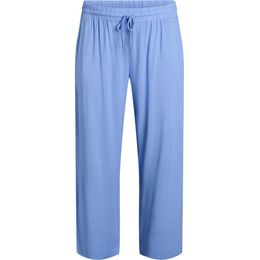 ZIZZI Pyjamahose 'MHALI' Damen Gr&ouml;&szlig;e XL/XXL blau Winterkleid