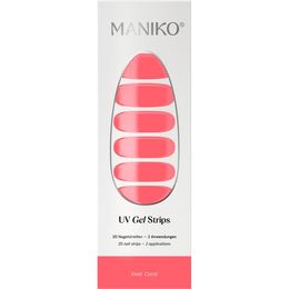 Maniko UV Gel Nagelfolien Vivid Coral