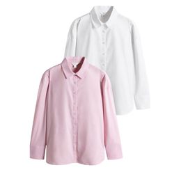 The Set Bluse Damen Gr&ouml;&szlig;e XS rosa / wei&szlig;