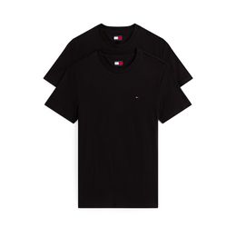 Tommy Jeans Shirt 'Tommy Flag Extra Slim T' Herren Gr&ouml;&szlig;e L schwarz