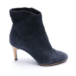 Yves Saint Laurent Stiefeletten Damen Größe 35.5 Second Hand navy