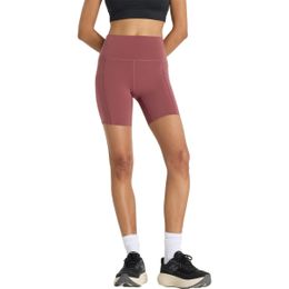 New Balance Sleek Pocket High Rise 6 Inch Shorts Damen