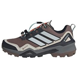 adidas terrex Halbschuh 'Skychaser' Damen Größe 44 schoko / greige / hellgrau / schwarz