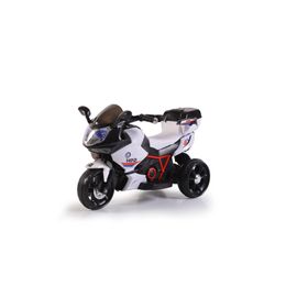 Moni Kinder Elektromotorrad HP2 FB-6187, mit Musikfunktion, Spielzeugkorb, ab 3 Jahre schwarz