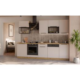 K&uuml;chen-Preisbombe K&uuml;che SOLANO BASIC LOFT 280 K&uuml;chenzeile K&uuml;chenblock Einbauk&uuml;che Kaschmir Artisan