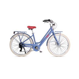 Elektro-Citybike 28 Zoll LETOULE "Mod&eacute; Hybrid" Lady, Blu