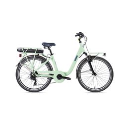 Elektro-Citybike 26 Zoll LETOULE "LaFolie" , Verde Smeraldo Chiaro