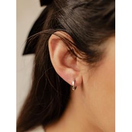 Hey Happiness Earrings 'Mini Band' female Silver size One Size
