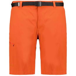 Große Größen Maier Sports Trekkingshorts mit UV-Schutz inkl. Gürtel Farbe rot Größe: 66