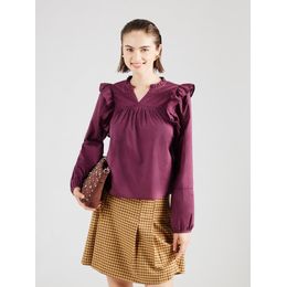 Only Bluse 'ONLEDDA' Damen Gr&ouml;&szlig;e XS brombeer
