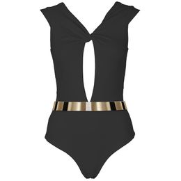 Sea Me Swim Swimsuit 'COTE D'AZUR Gold Edition' female Black size XL