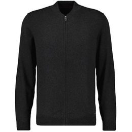 Strickfleecejacke Ragman, Herren, Gr. XXL5456, grau (anthrazit), 95% Baumwolle 5% Kaschmir, Jacken