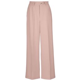 Madeleine Mode MADELEINE B&uuml;gelfaltenhose Damen Gr&ouml;&szlig;e 17 puder