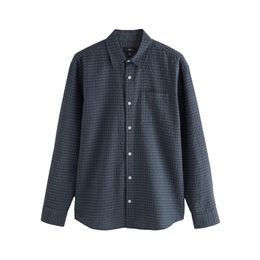 next Button Up Shirt male Blue size XXL