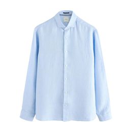 next Button Up Shirt male Blue size XXL