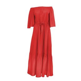 Vivid Kleid Damen Gr&ouml;&szlig;e 34 rot Winterkleid