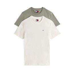 Tommy Jeans T-Shirt Herren Gr&ouml;&szlig;e M ecru / pastellgr&uuml;n