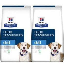 Hill's Hill's Prescription Diet d/d Futter bei Allergien, mit Ente und Reis 2x12 kg