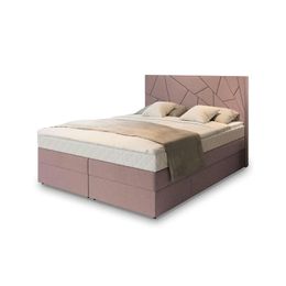 MASSENO Boxbett mit Bettkasten Trani rosa/pink Maße (cm): B: 140 H: 115 Betten > Betten nach Art > Polsterbetten » DeinBett