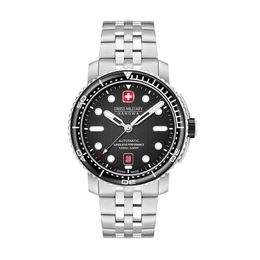SWISS MILITARY HANOWA Analog Watch 'Maitre Plongeur' male Silver size One Size