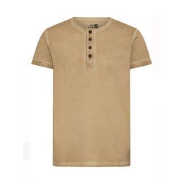 !Solid Shirt 'Tihn' male Beige size XXL