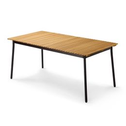 Tchibo - Ausziehtisch »Elin« - 181,5x90x76,5cm - schwarz - Eukalyptusholz / Aluminium