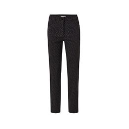 Tchibo - Bedruckte Bengalin-Hose - Damen - Gr. 42 - anthrazit/print