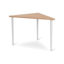 Tchibo - Dreieckiger Tisch - 117x85x76,5cm - braun - Holz / Buchenholz