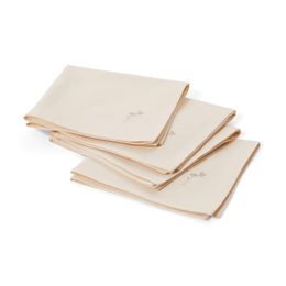 Tchibo - 4 bestickte Servietten - creme