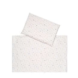 Tchibo - Schardt Bettw&auml;sche &raquo;Little Stars Gold&laquo; - schwarz