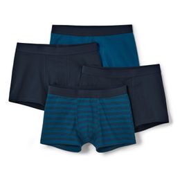 Tchibo - 4 Slipboxer - Herren - Gr. L/6 - dunkelblau/gestreift