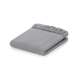 Tchibo - Jersey-Spannbettlaken - grau