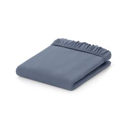 Tchibo - Jersey-Spannbettlaken - blau