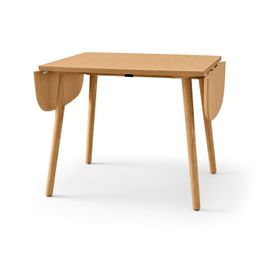 Tchibo - Klappbarer Esstisch - 96x80x76cm - braun - Holz / Echtholzfurnier / Holz